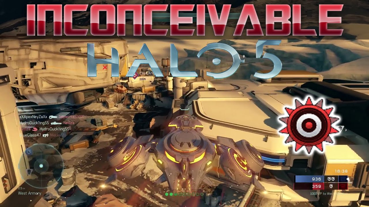 Inconceivable With Sword Ghost, Phaeton and Sword Banshee - Halo 5 ...