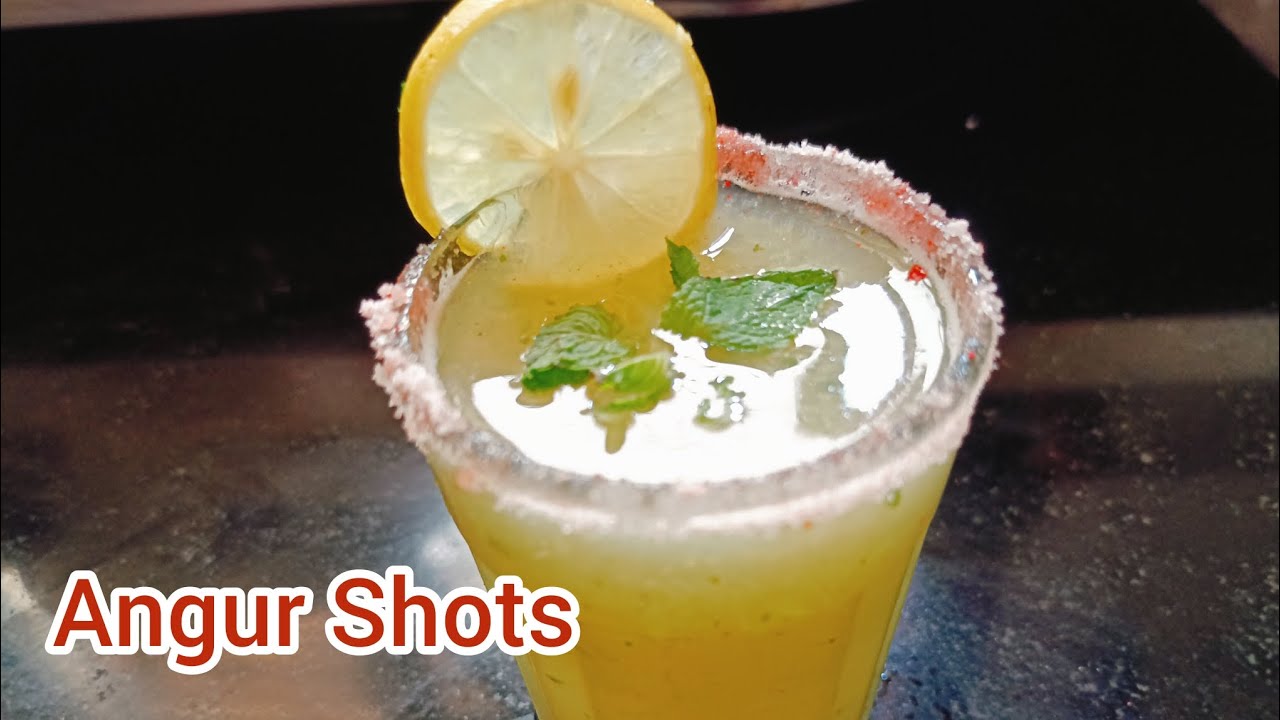 🍇 Angur ke Shots: Swaad ka Nasha! 🍇 summer drink 😋😋😋Party Drink | Quick ...