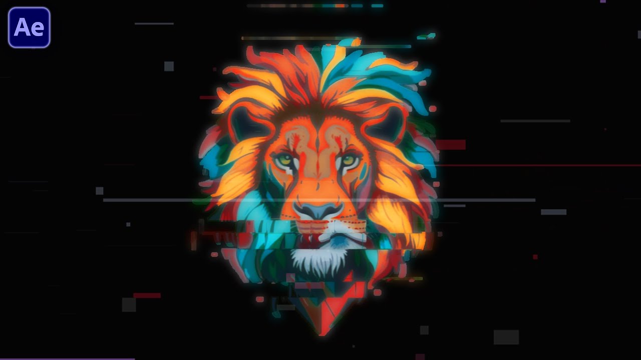 Glitch Logo Animation in After Effects Tutorial - Free Project File ...