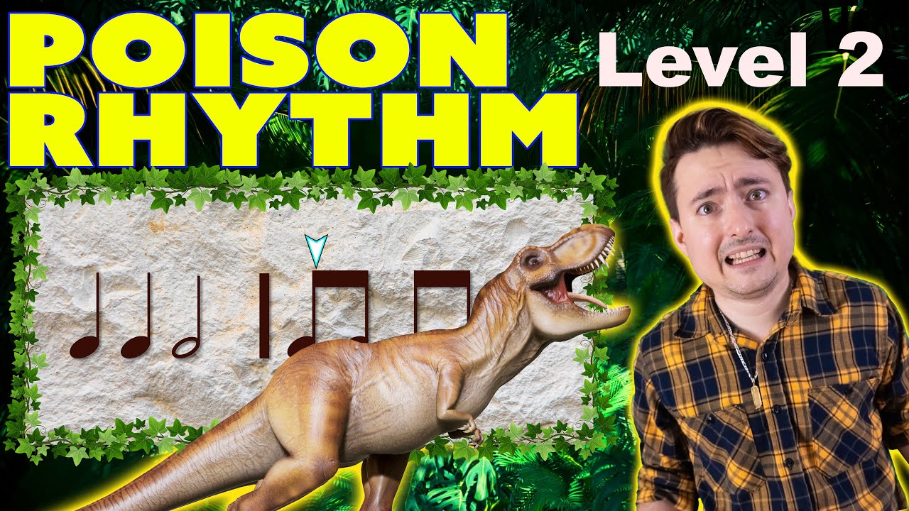 Dinosaur Poison Rhythm Level 2 | half-note - YouTube