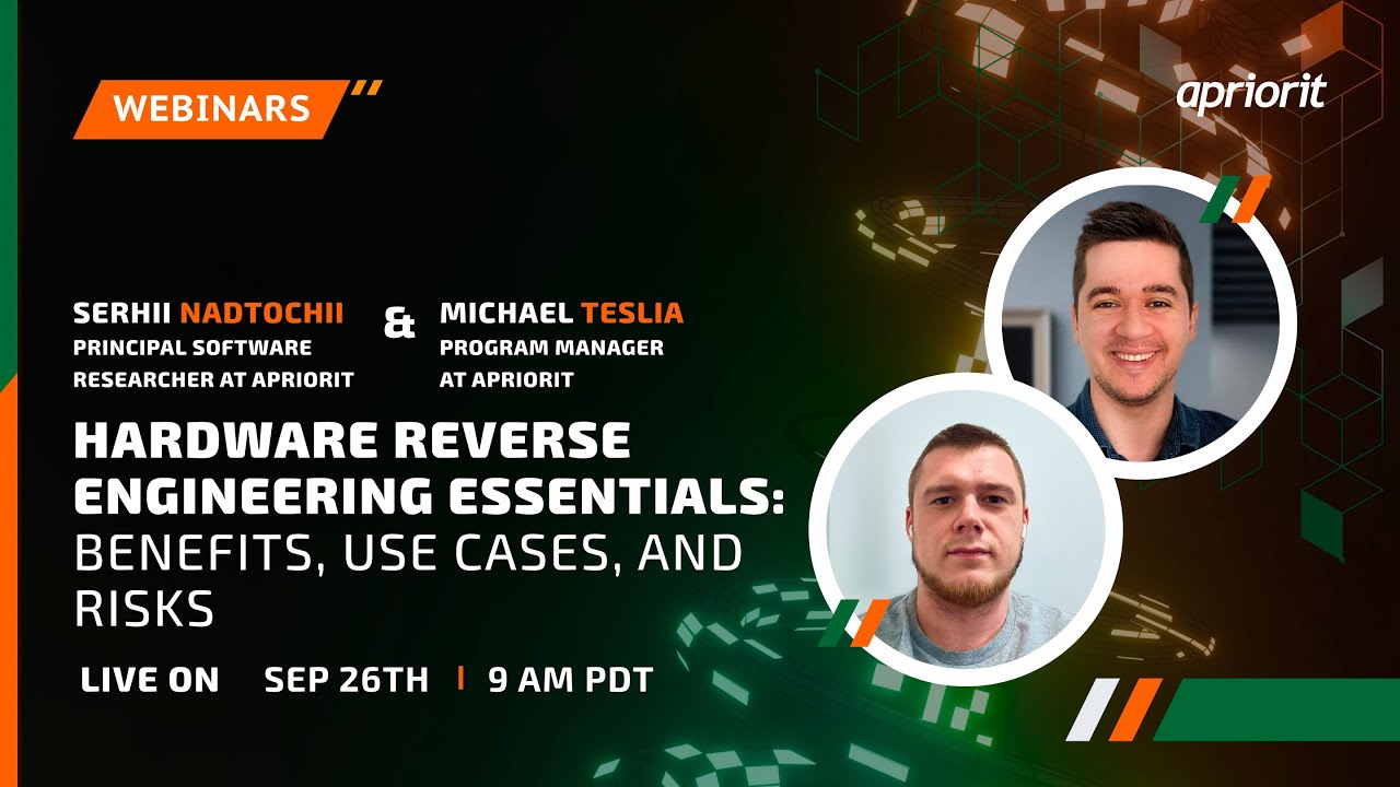 Hardware Reverse Engineering Essentials: Benefits, Use Cases, and Risks ...