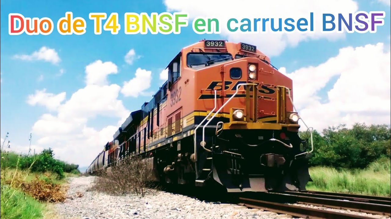 Tren BNSF 3932 3936 ( Dupla de Tier 4 ) - YouTube