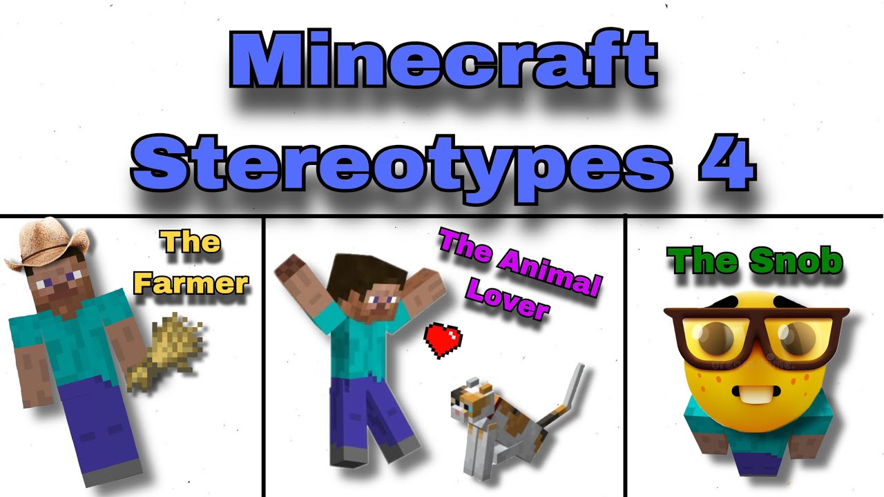 Minecraft Stereotypes Pt. 4 - YouTube