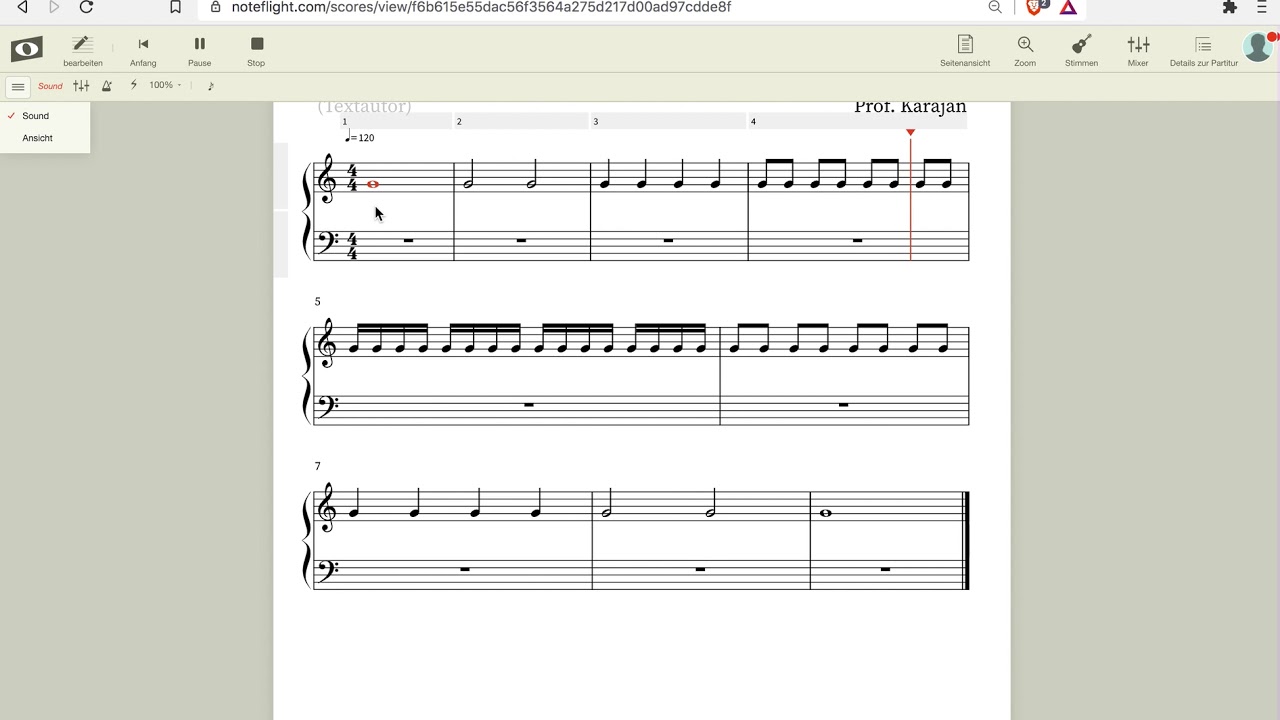 1a - Notenwerte Tutorial (Noteflight) - YouTube