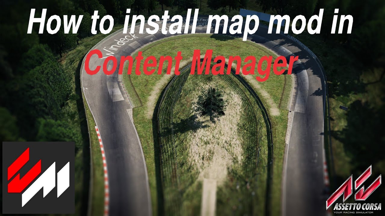 How to install map mod on Content Manager - YouTube