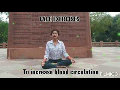 Face exercises to increase blood circulation of face and neck - YouTube