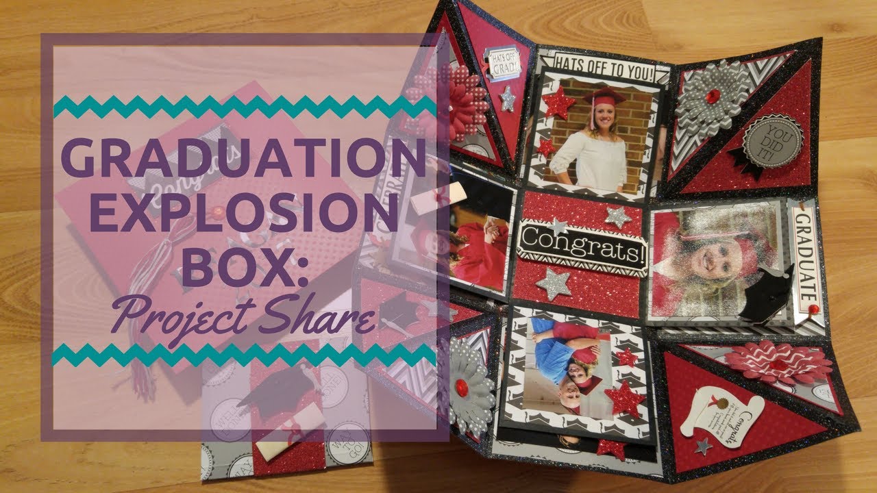 Graduation Explosion Box - YouTube