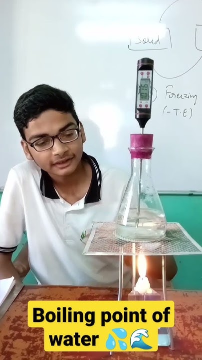 Boiling point of water 🌊💦#science#experiment - YouTube