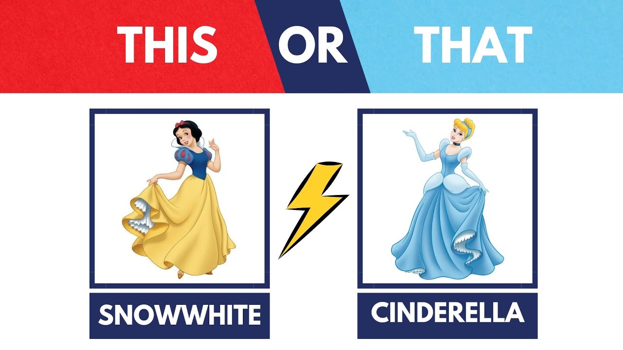 THIS OR THAT : DISNEY PRINCESS EDITION 👸🏰💫 | FUN QUIZ - YouTube