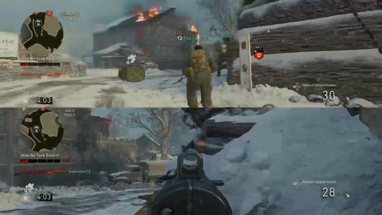 SplitScreen Online | COD WW2 w/ AceyRebel - PS4 Pro - 60 FPS - YouTube
