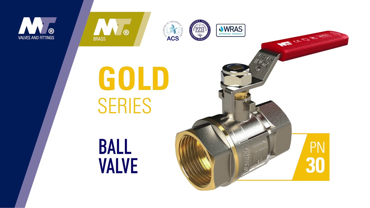 Ball Valve - PN30 Gold Series - YouTube