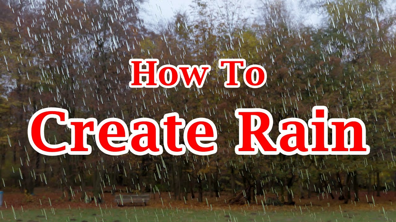 Create Rain In Just 1 Minute (Blender) | Create Raindrops or Rainy scene With Particle Physics ...