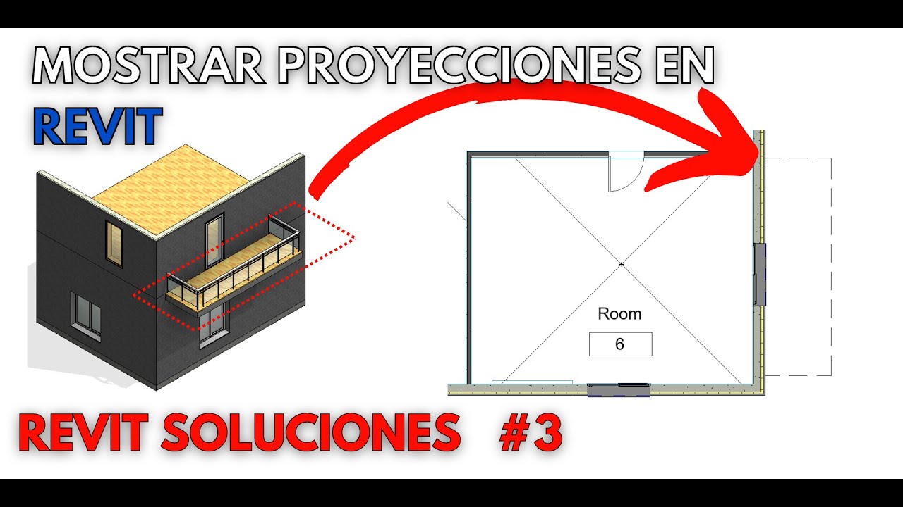 Como mostrar proyecciones en REVIT | Revit Soluciones #3 | BIMdesign ...