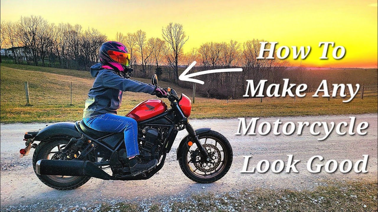 How to Make Any Motorcycle Look A Million Times Better - YouTube
