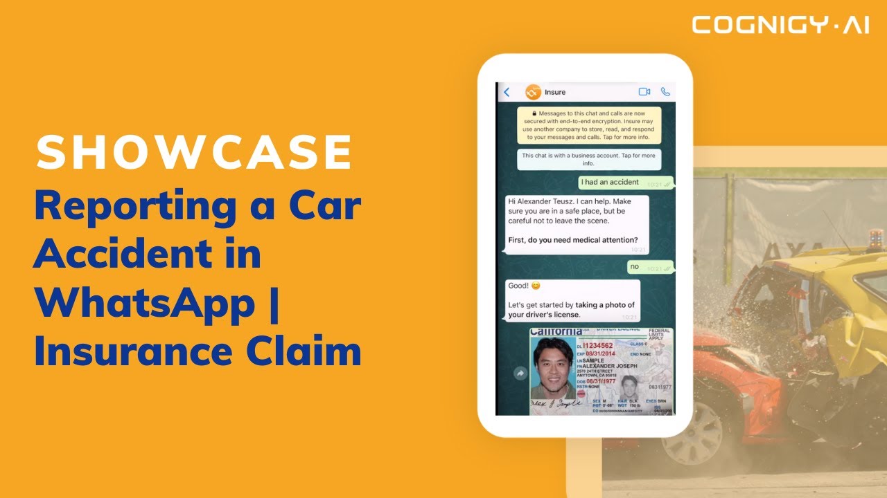 Reporting a Car Accident in WhatsApp | Insurance Claim - YouTube