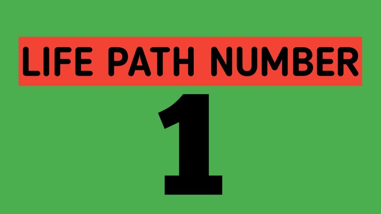 Life path Number 1|life path 1|Find life path number 1 - YouTube