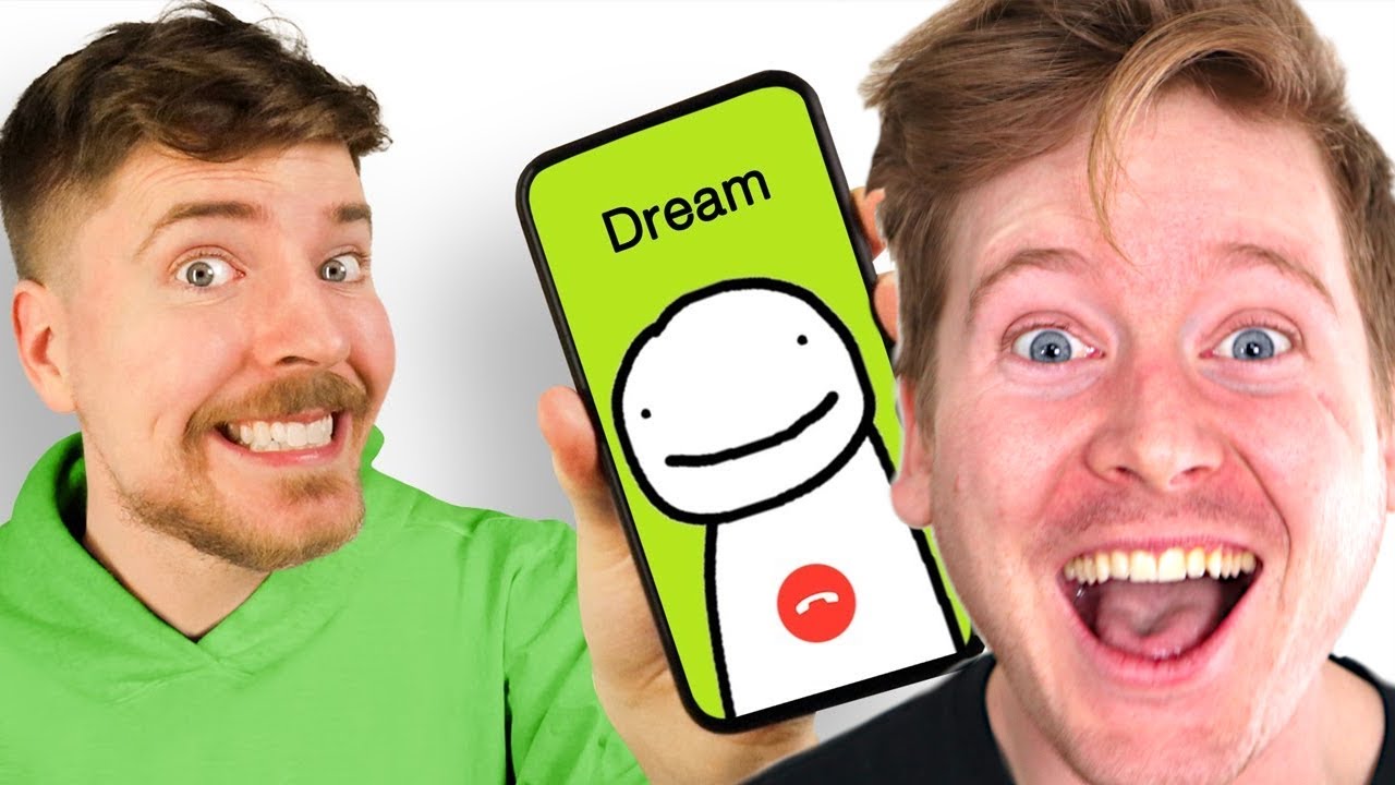 MrBeast Prank Calling Dream Reaction - YouTube