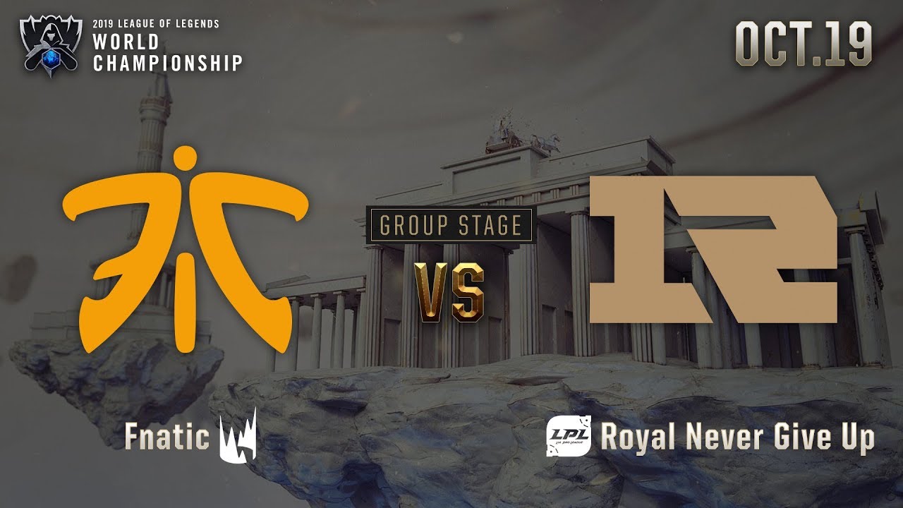 FNC vs RNG | GROUP STAGE Day 7 H/L 10.19 | 2019 Worlds Championship - YouTube