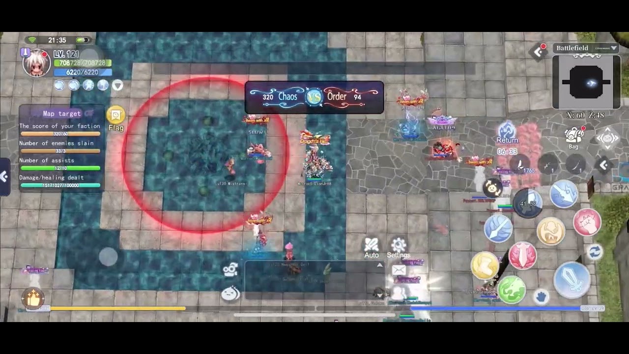 The Ragnarok Rune Knight, Dragon Breath Cross Server Brawl ( 71 Kill ...