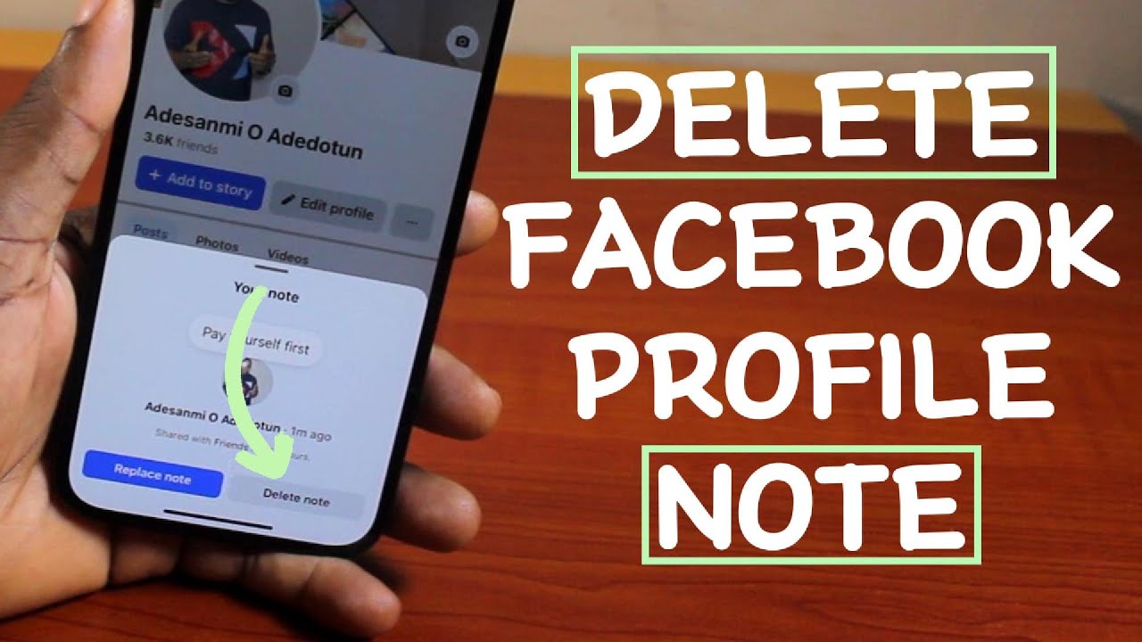 How to Delete Notes on Facebook Profile Before 24 Horus - YouTube