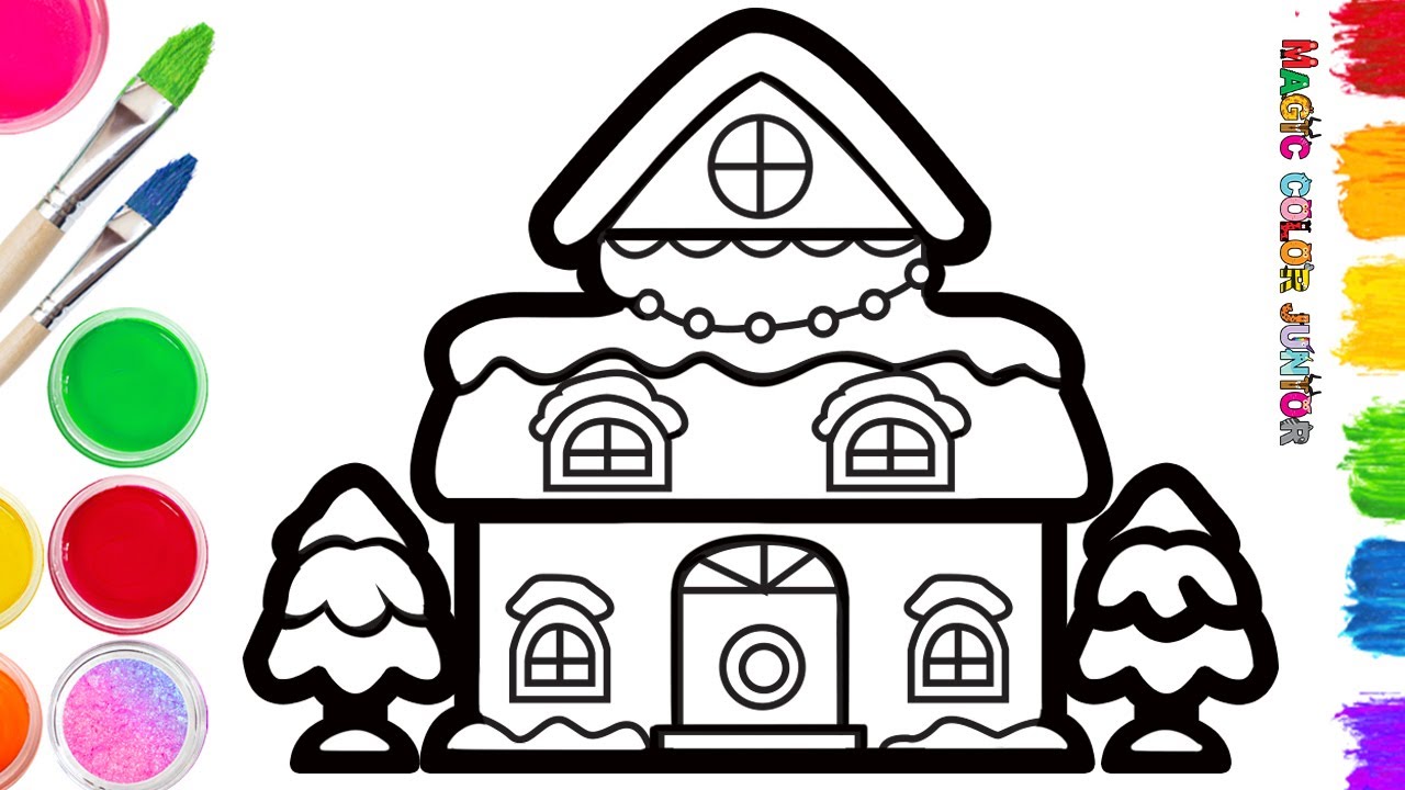 How to Draw a Snow House | Easy Drawing | Easy Step By Step - YouTube