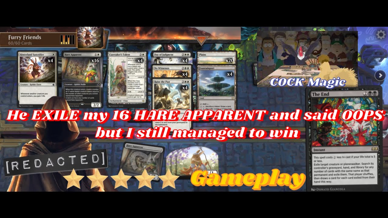 😉This is COCK Magic😉😂😉 He EXILE 16 HARE APPARENT and said OOPS but I win💪 MAGIC ARENA ⭐⭐⭐⭐⭐ ...