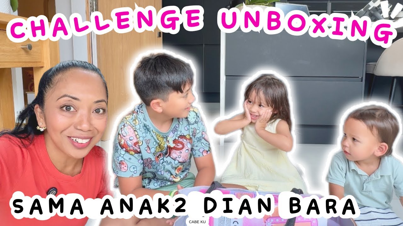 DIKASIH HADIAH TAPI GK BOLEH DI PEGANG🫣 KUAT GK NIH ANAK2 NYA @DianBara ?😄 - YouTube