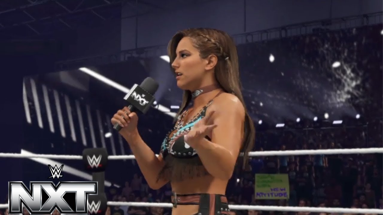 WWE 2K25 NXT FALLON HENLEY TALKS ABOUT ELIMINATION CHAMBER + THE NEW ...
