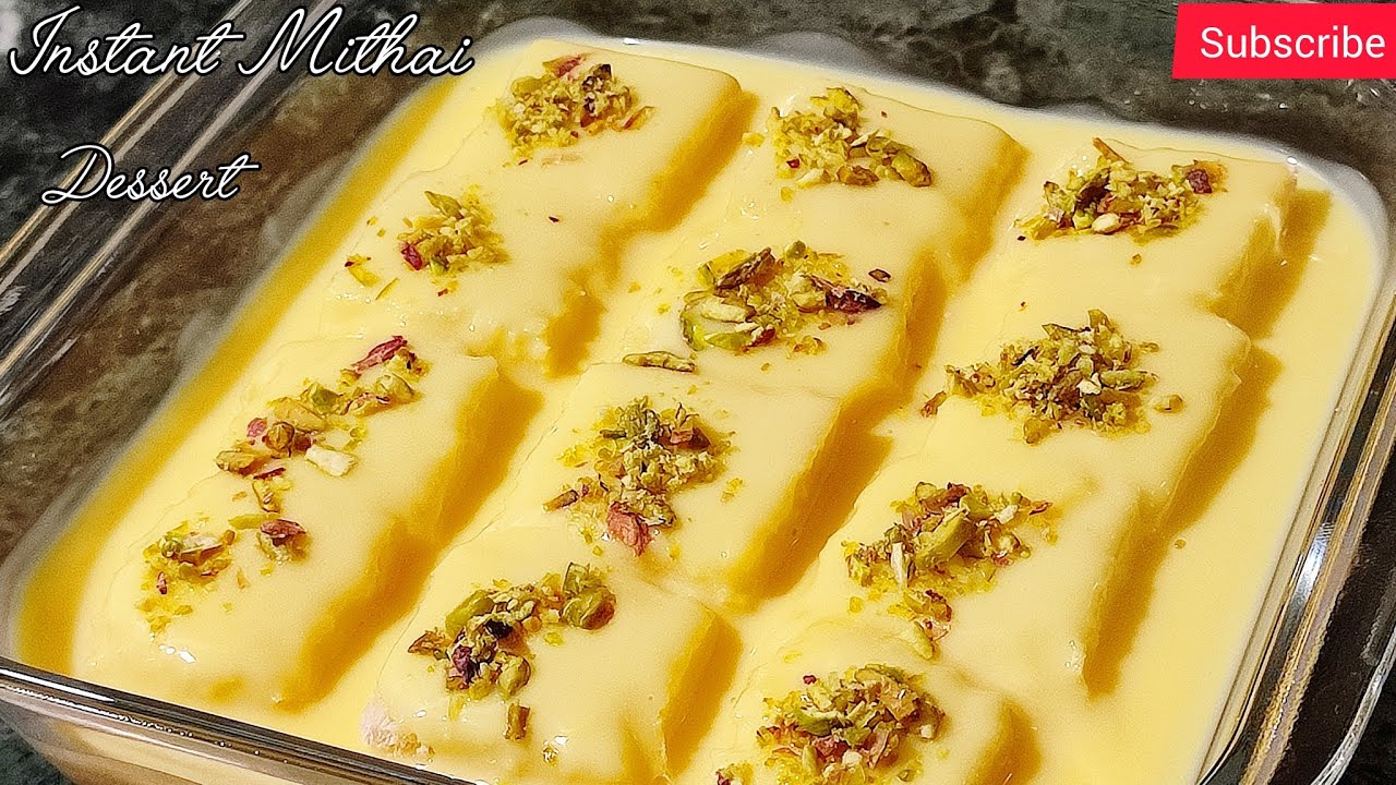 Instant Mithai Recipe 😋|Diwali Special Quick Mithai | Dessert Recipe ...