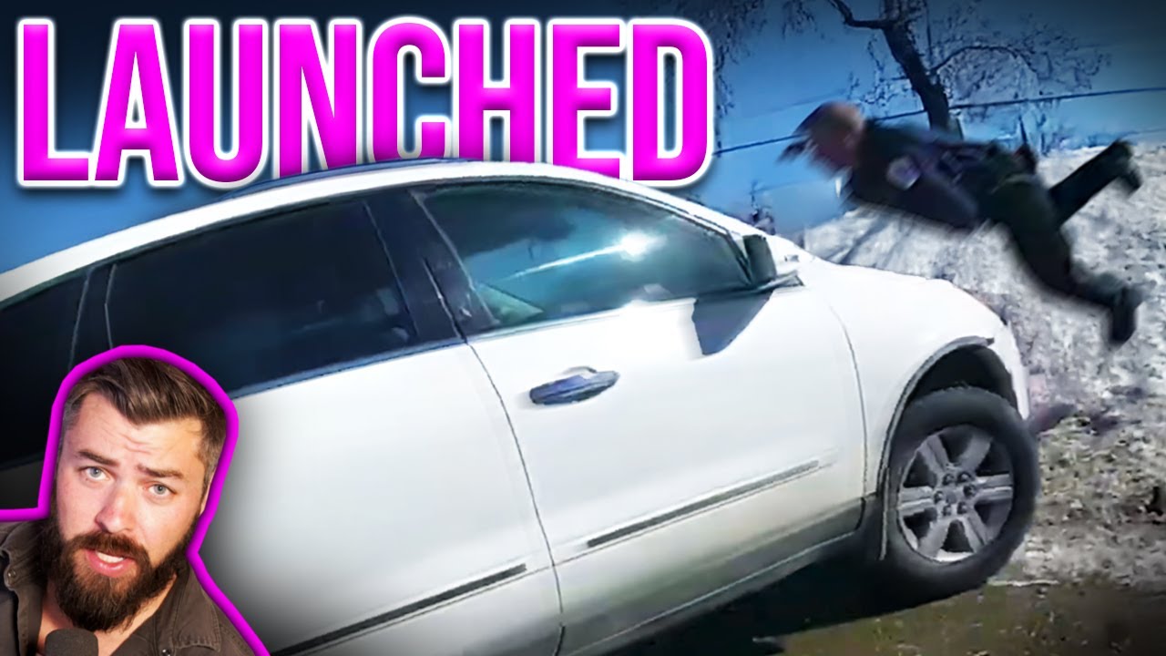 CRAZY Woman Sends Cop FLYING! - YouTube