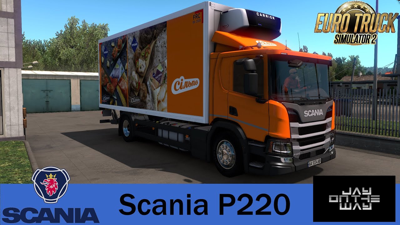 🚛 Отличный компактный грузовичок Scania P220 для Euro Truck Simulator 2 ...