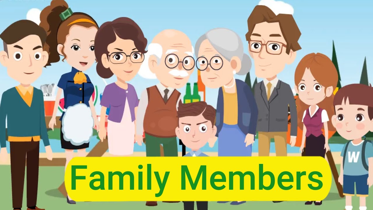 My Family Members | Meet My Family | KG, Grade One| Family Members Song ...