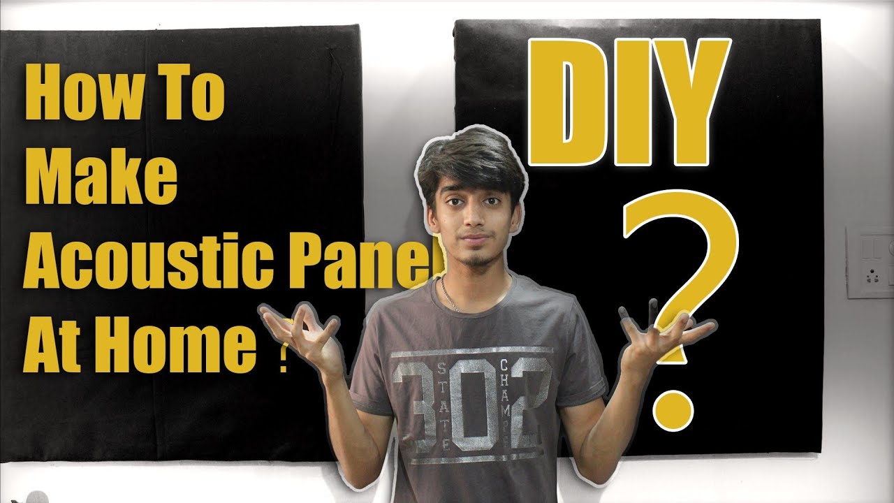 How To Make Acoustic Panels In Budget l Best Acoustic Panels For Home ...