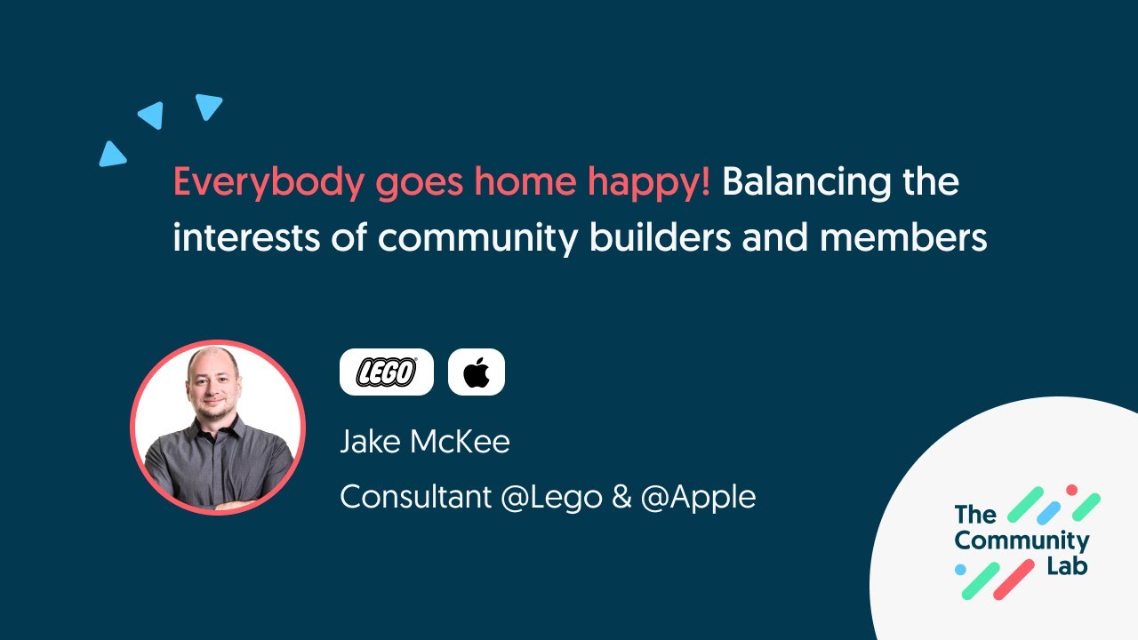 Community builders and members: how to balance interests? Interview w ...