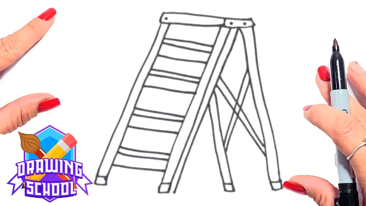 How to DRAW a LADDER? ⚔️ Drawing a LADDER Step by Step ⚔️ - YouTube