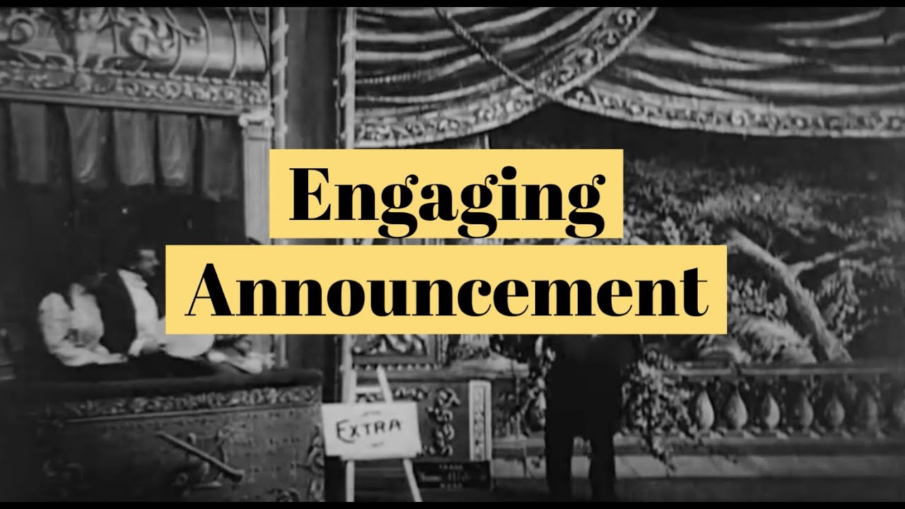 Engaging Announcement Video Template (Editable) - YouTube
