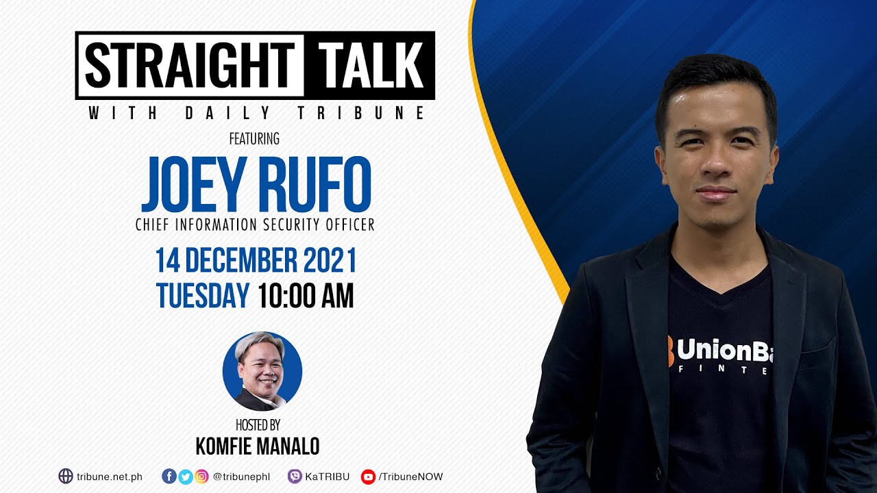 Joey Rufo of Union Bank | Straight Talk - YouTube