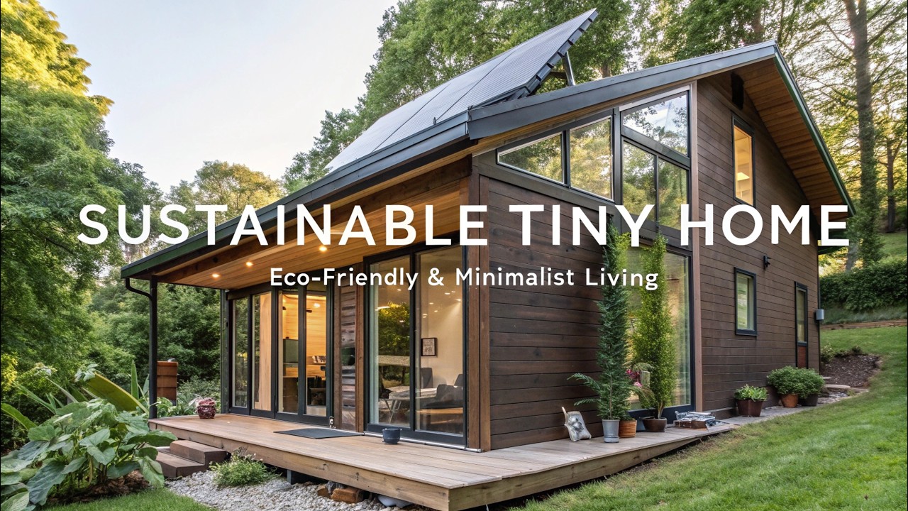 Sustainable Tiny Home: A Perfect Blend of Innovation & Minimalism - YouTube