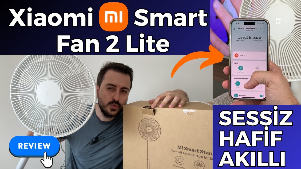 XIAOMI MI SMART FAN 2 LITE INCELEME - KUTU AÇILIŞI - ÖNERİLER - YouTube
