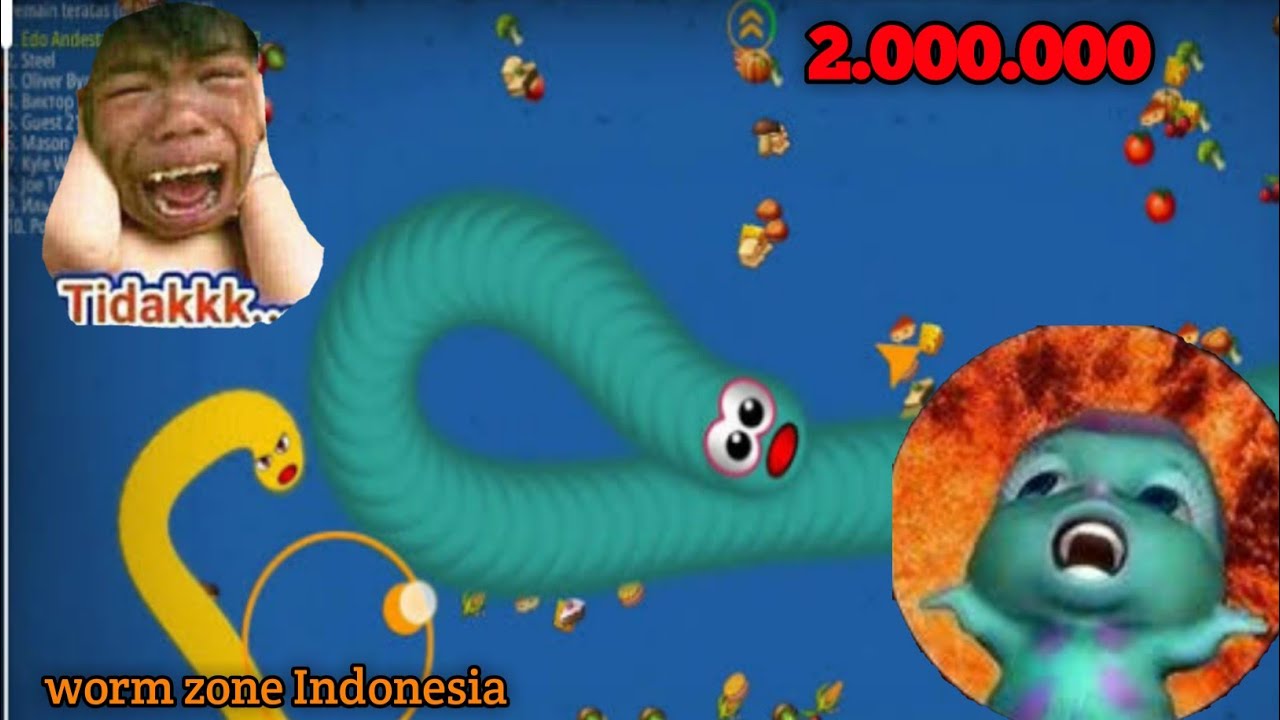 TOP GLOBAL 1 CACING ALASKA -Worm Zone.Indonesia #1 - YouTube