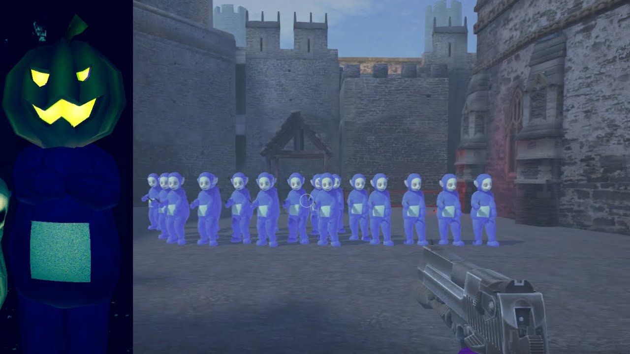 Slendytubbies 3 | Me vs 25 Worker Tubbies - YouTube