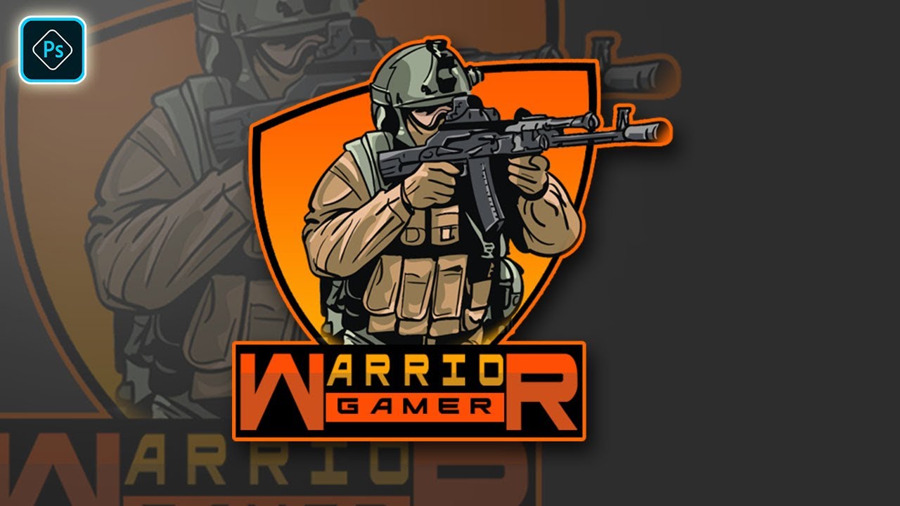 How To Make Gaming Logo In Photoshop Tutorial - YouTube