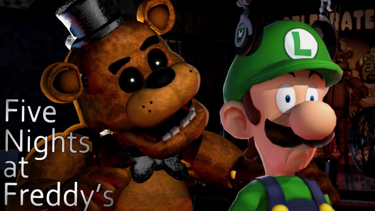 Luigi Plays: FIVE NIGHTS AT FREDDYS - YouTube