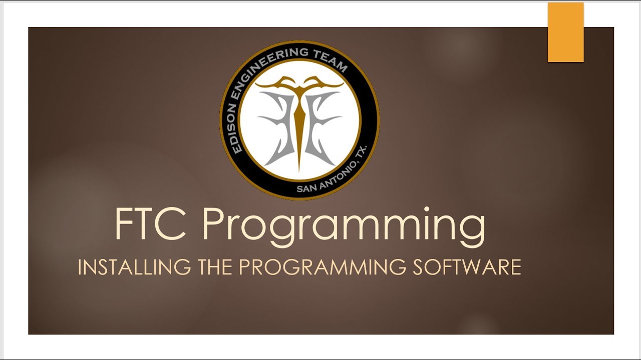 Ftc Programming Lesson 1 Installing The Programming Software Youtube