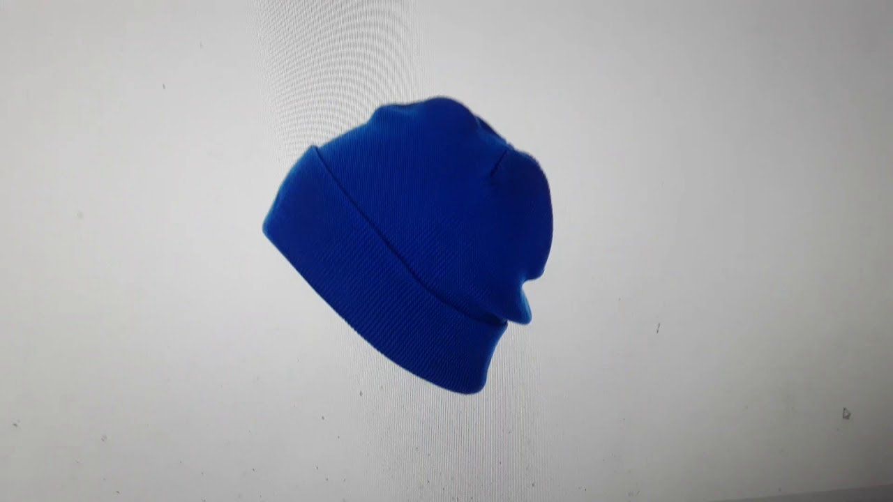 Royal Blue Beanie Cap Hat - YouTube