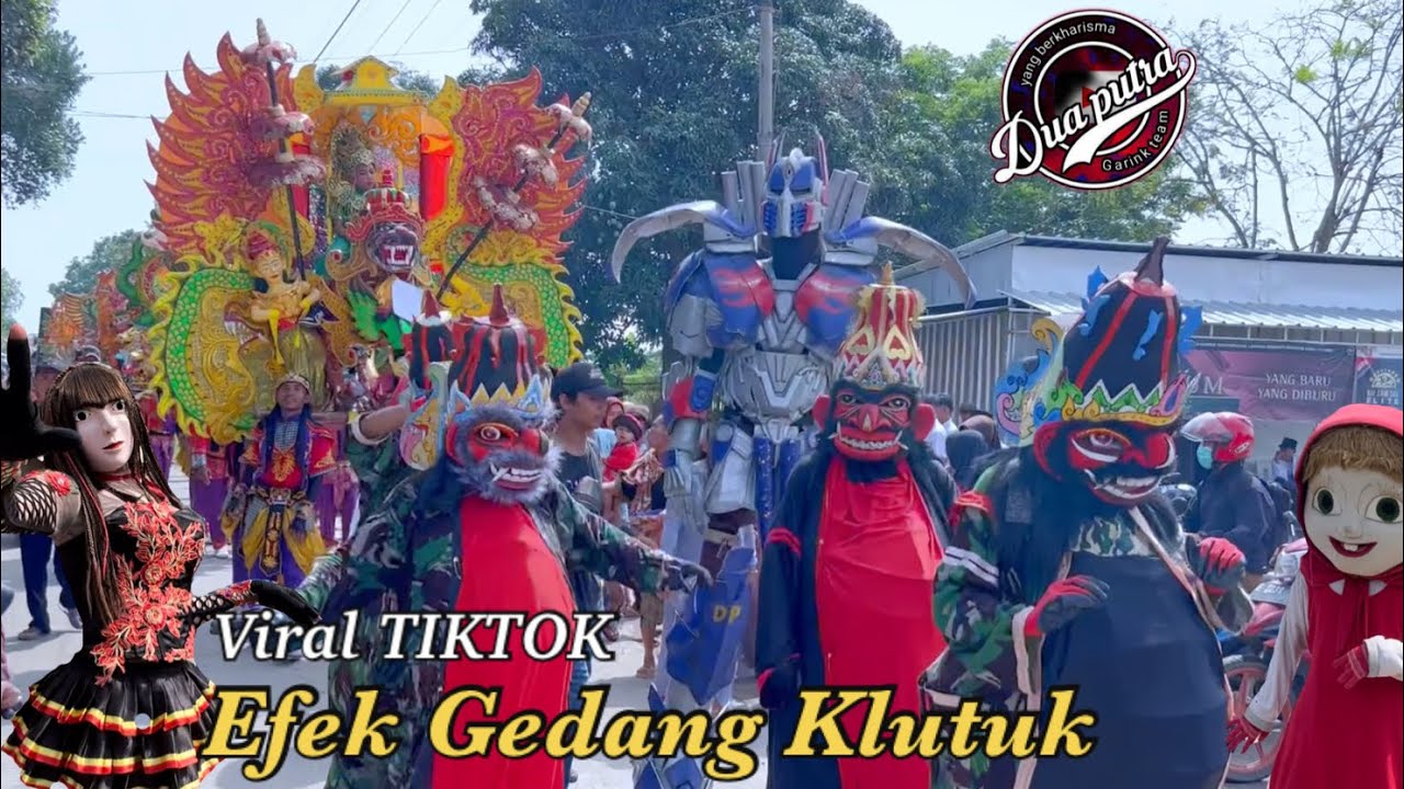 Hebooh!!! GEDANG KLUTUK - Singa Depok DUA PUTRA show Kaplongan - YouTube