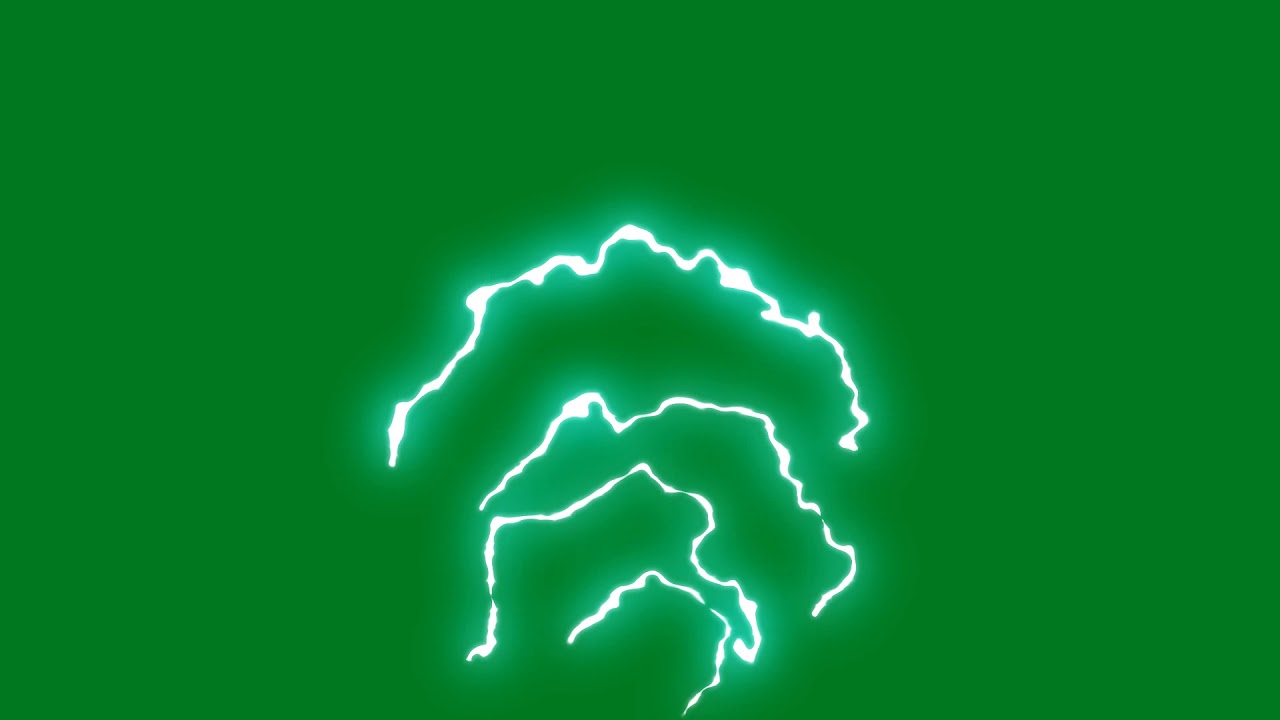 Animated Electric discharge Free Green Screen Footage 9 - YouTube