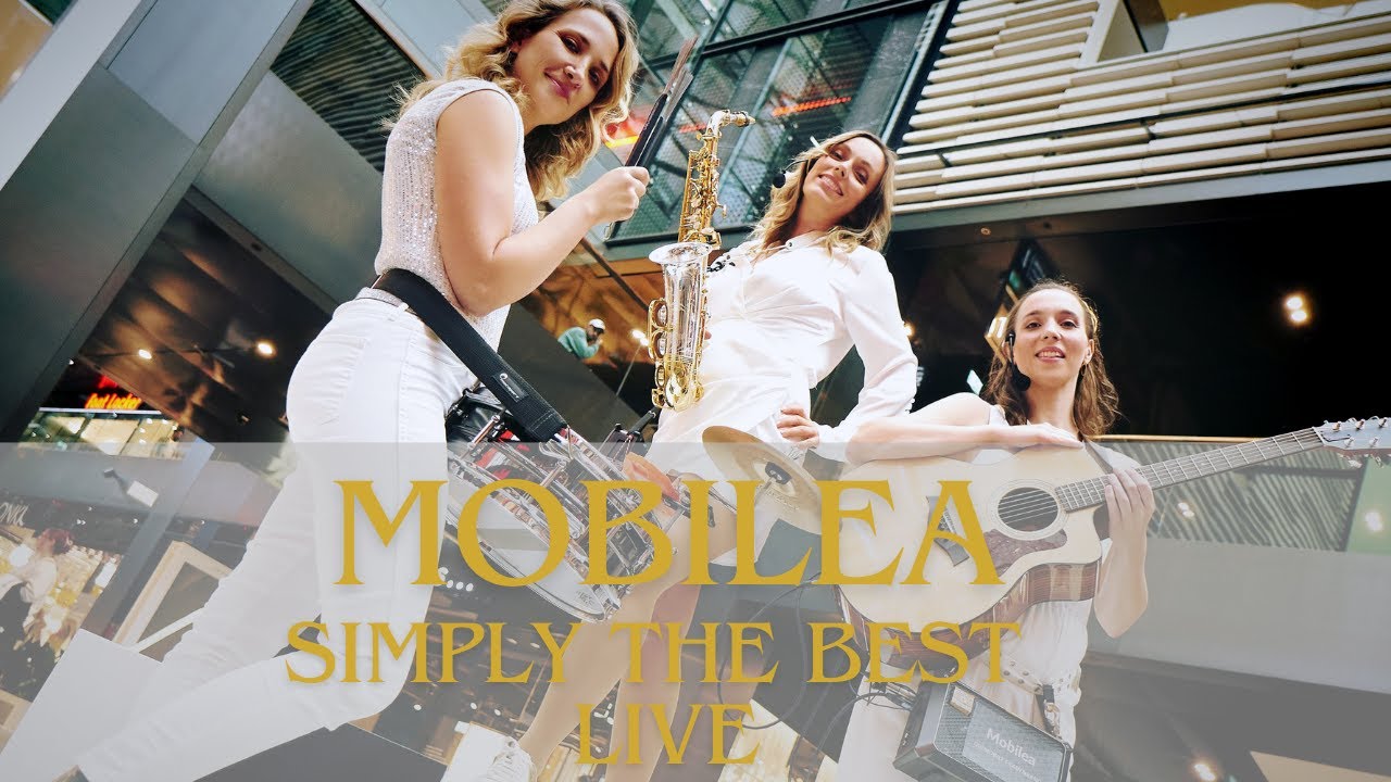 Mobilea- Simply the best (Live) unplugged female walking Band - YouTube