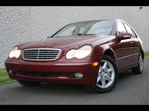 4K Review for 2001 MERCEDES C320 walk-around & test-drive part 1 - YouTube