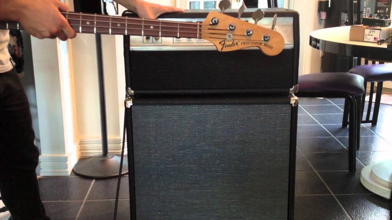 1970/1971 Ampeg Blueline SVT (bassicsgear) - YouTube